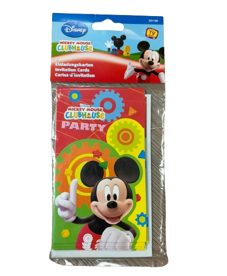 Invitaciones para la fiesta Mickey Mouse – Gormand